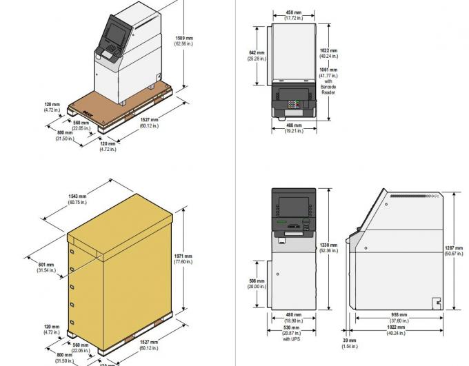 009-0032556 NCR ATM Parts BRM Escrow Left Side Tape Reel For Selfserv 83 87